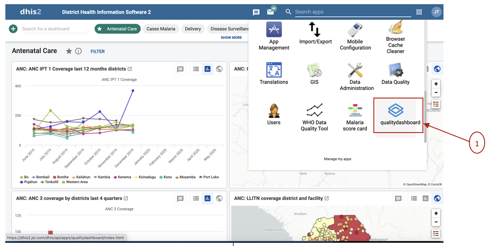Application Malaria Dashboard | Bienvenu sur le site de l’application ...